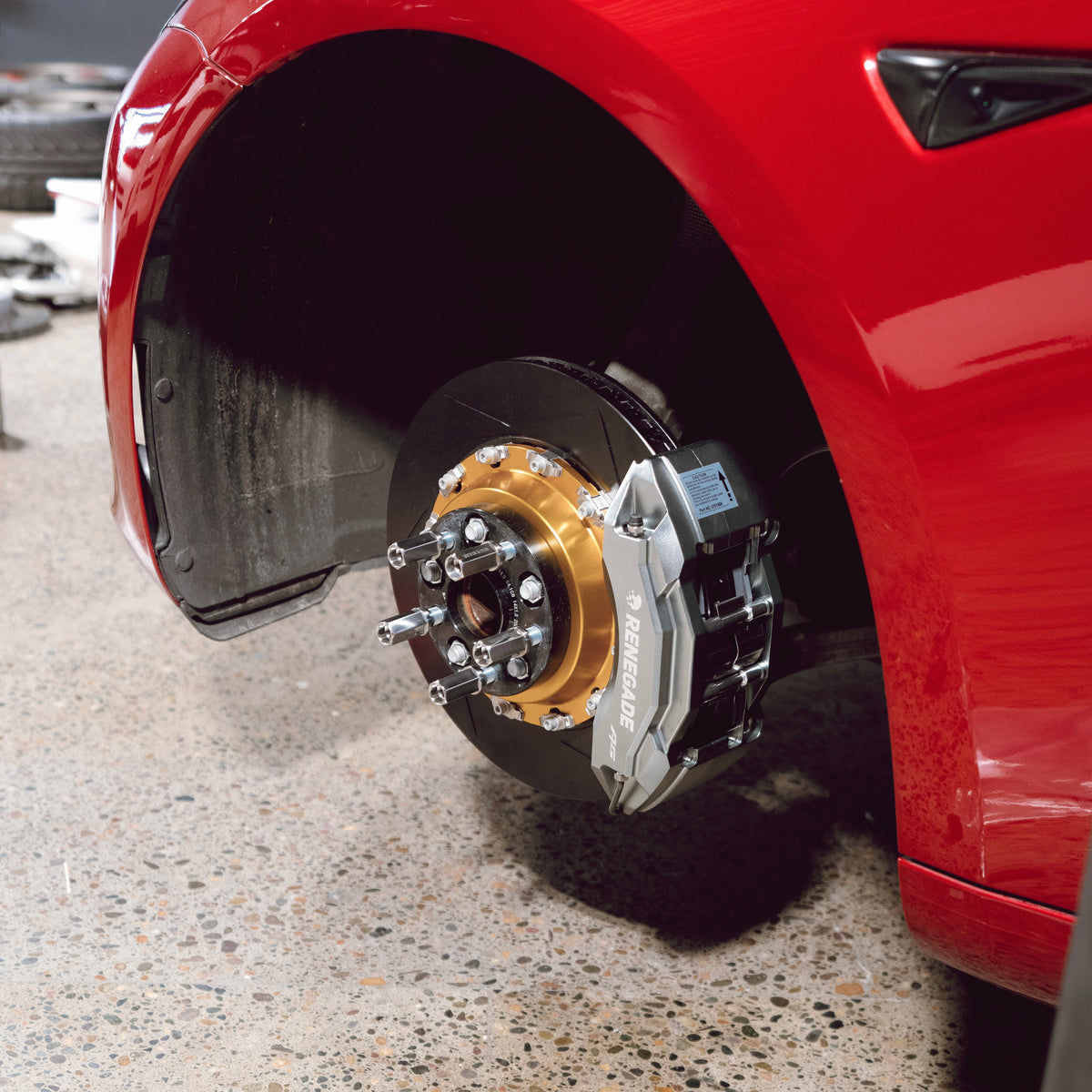 RENEGADE X APG TESLA MODEL 3 FRONT BIG BRAKE KIT – Renegade Motorsports